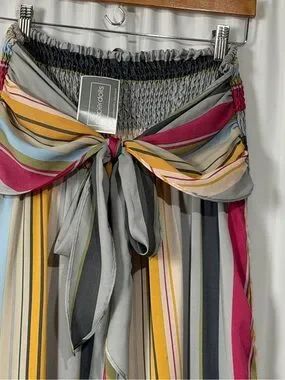 Aakaa | Pants & Jumpsuits | Nwt Aakaa Cipriano Strapless Wide Leg Boho ...
